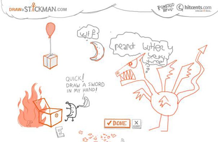 Draw a Stickman Gallery - Creative Stickman Drawings